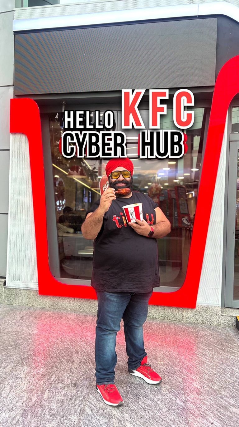 KFC in Cyber Hub - Mister Tikku Xperiences