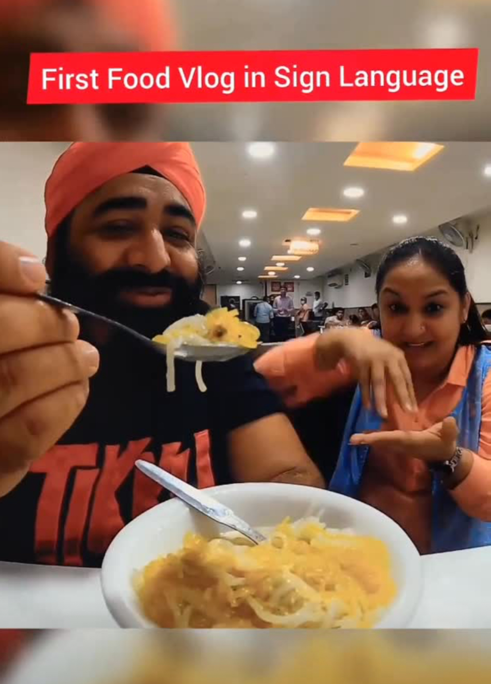 First Food Vlog In Sign Language - Mister Tikku Xperiences