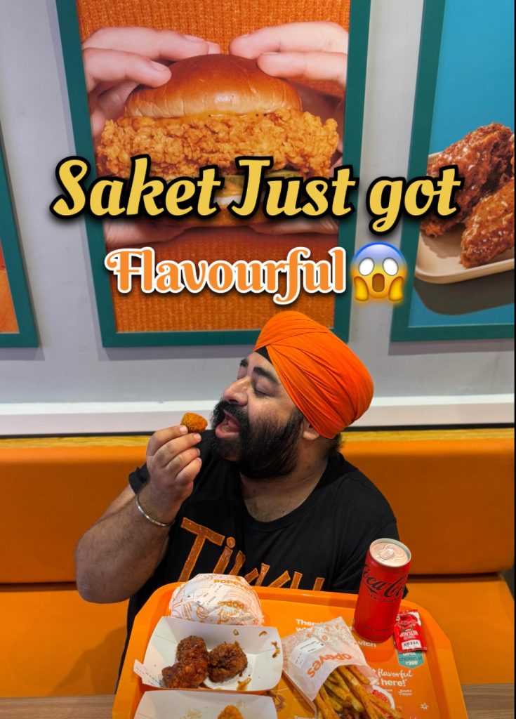 Popeyes In PVR Anupam Saket - Mister Tikku Xperiences